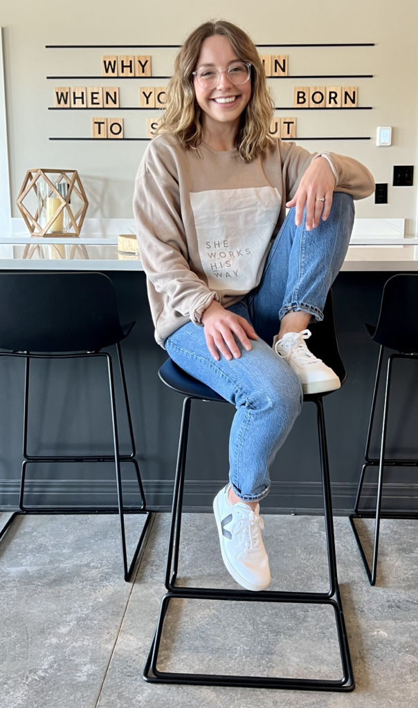 New – She Works HIS Way